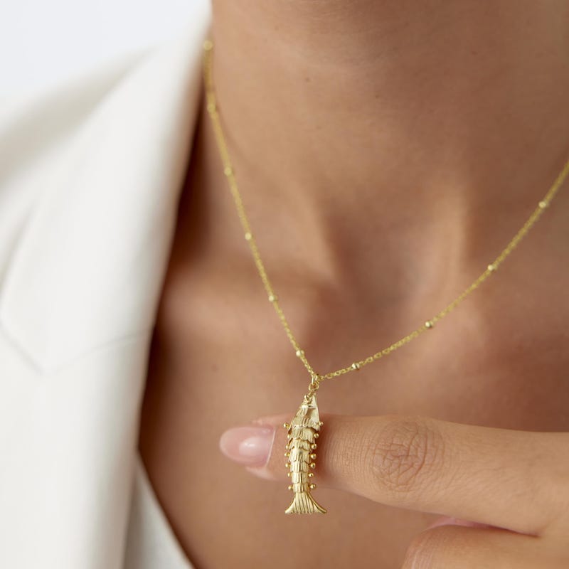 Fish Necklace - Etsy