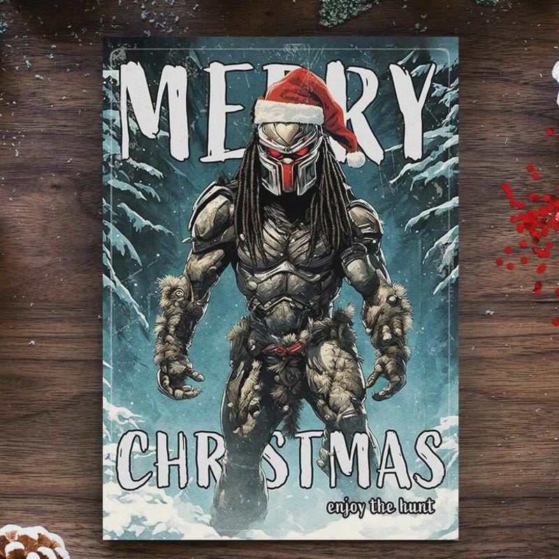 Predator Christmas Ornament - Etsy UK