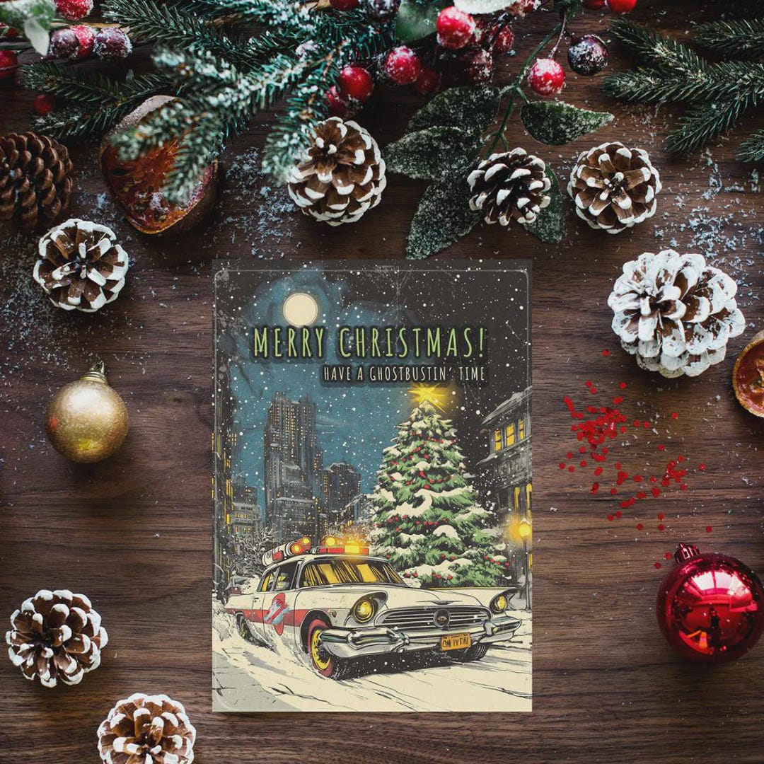 Funny Ghostbusters Christmas Card • A5 Greeting Card - Etsy