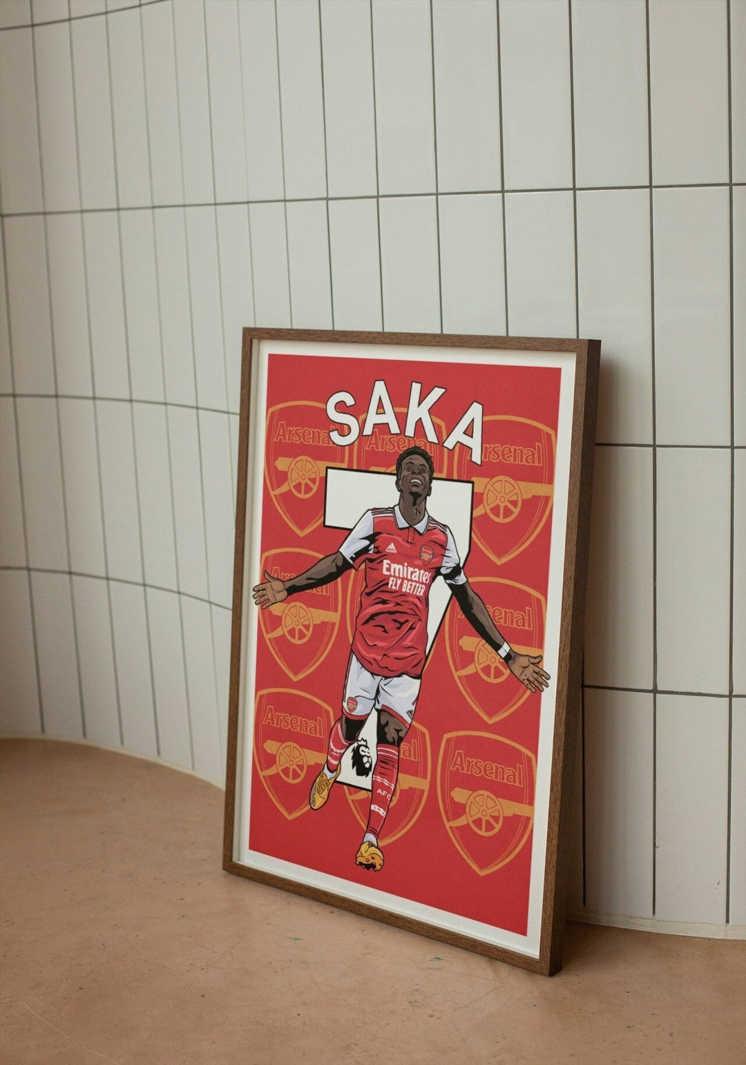 Saka Poster, Bukayo Saka Poster, Arsenal Poster, Football Poster ...