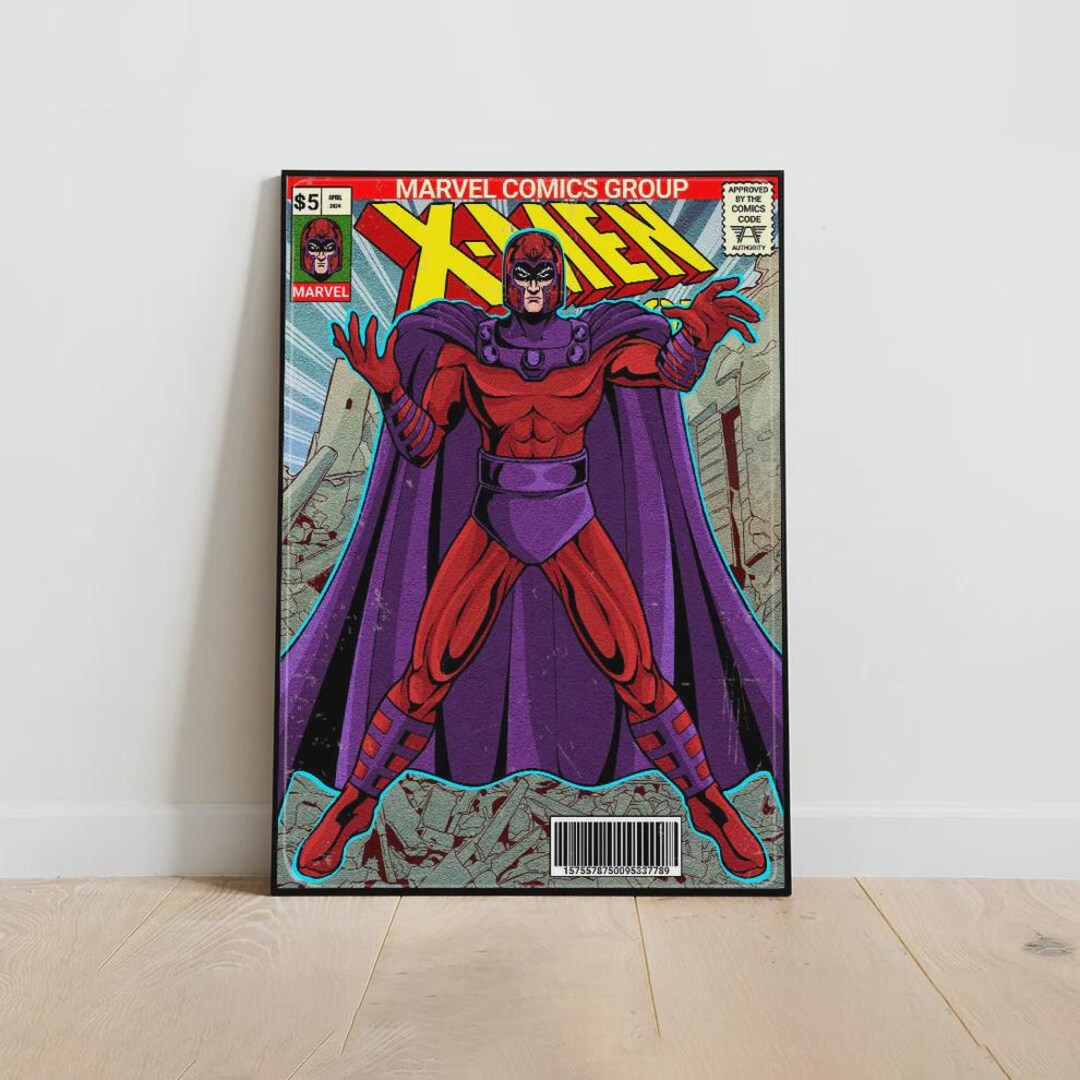 Magneto X-men 97 Poster, Comic Book Style - Etsy
