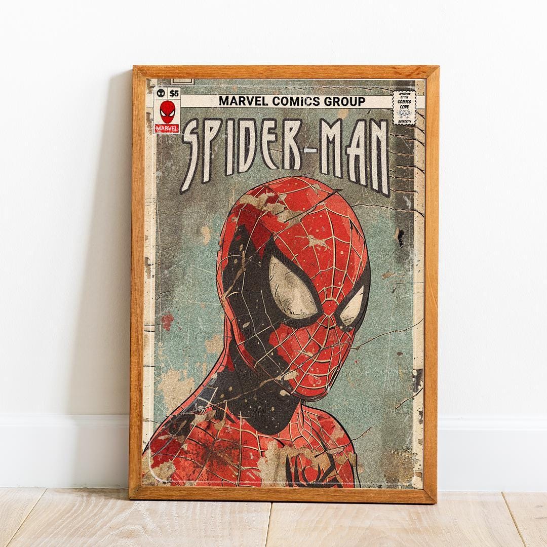 Spiderman Poster, Avengers Poster, Superhero Poster, A3, A4, A5, Comic ...