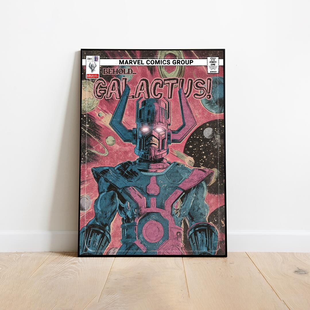 Galactus Poster, Fantastic Four Poster, Marvel Poster, F4 Print ...