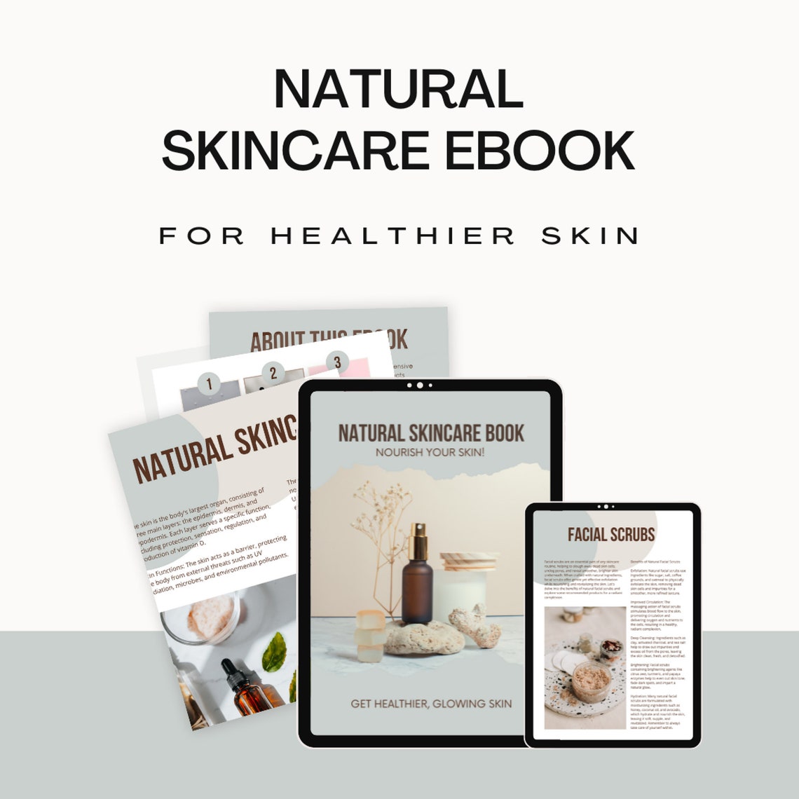 DIY Natural Skincare Recipe Ebook | Organic Ingredients Guide ...