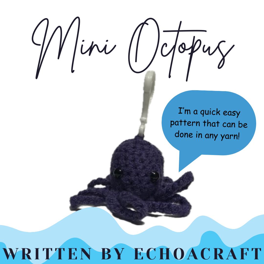 No Sew Mini Octopus Pattern - Etsy