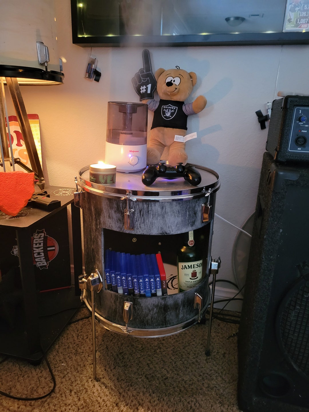 Drum Table/cabinet - Etsy