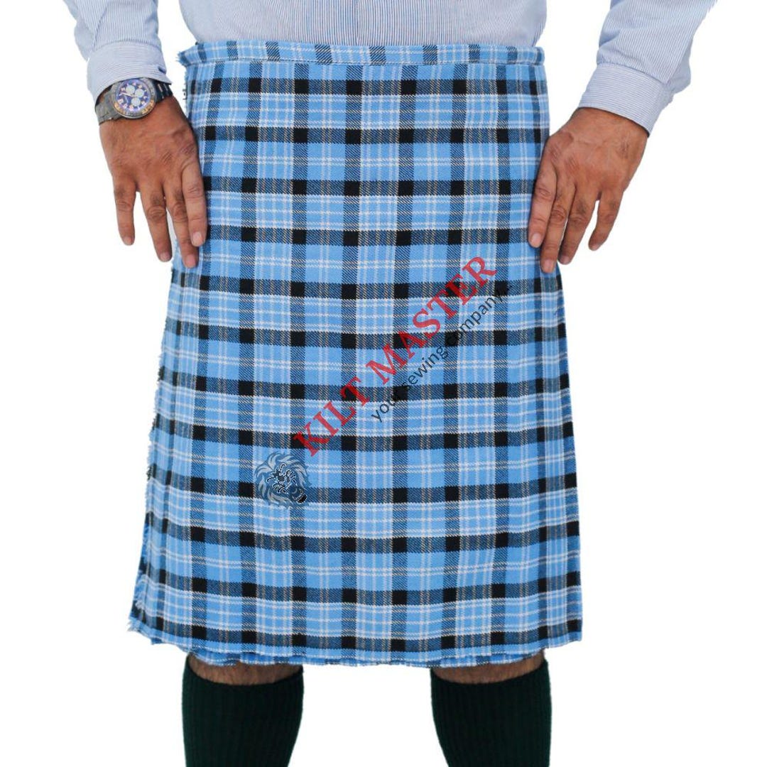 Clark Ancient Tartan Kilt - Custom Made 8 Yards Traditional Kilt for ...