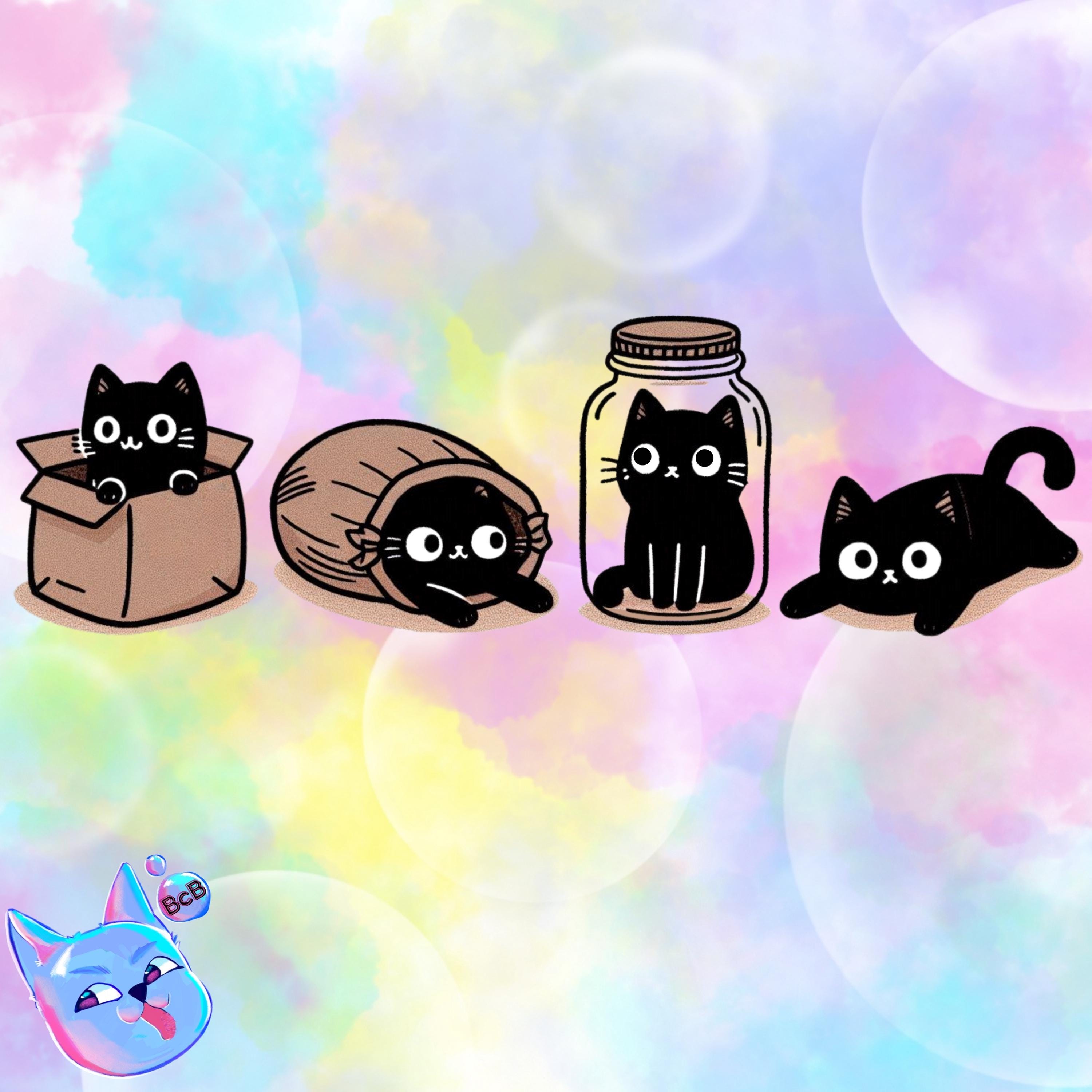 Four Mood Cats Png, Cat Mom Png, Funny Cats Png, Cat Lovers Digital ...