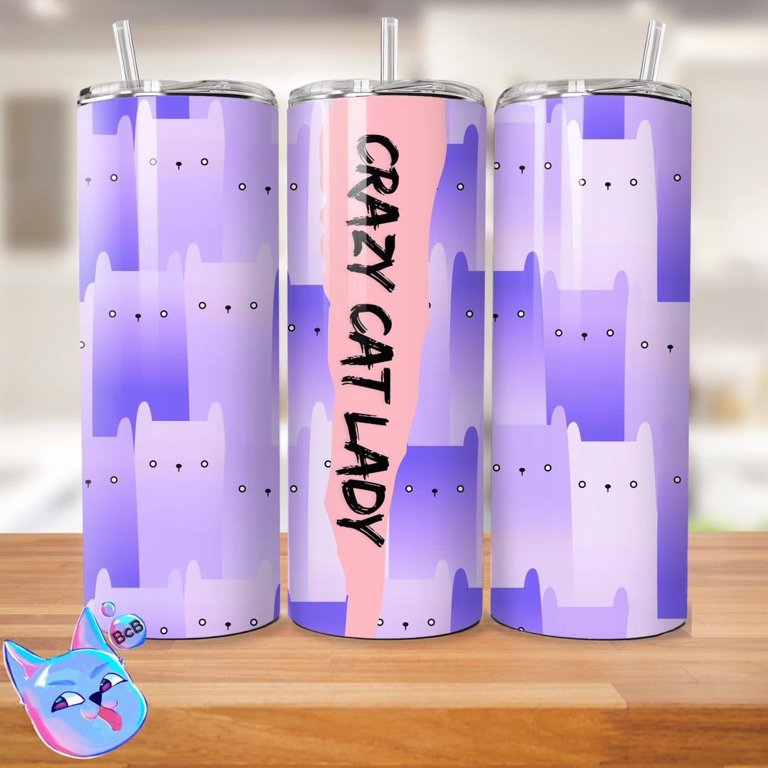 Crazy Cat Lady Png, Kitten Png, Tumbler Png, Cat Lady, Trendy ...