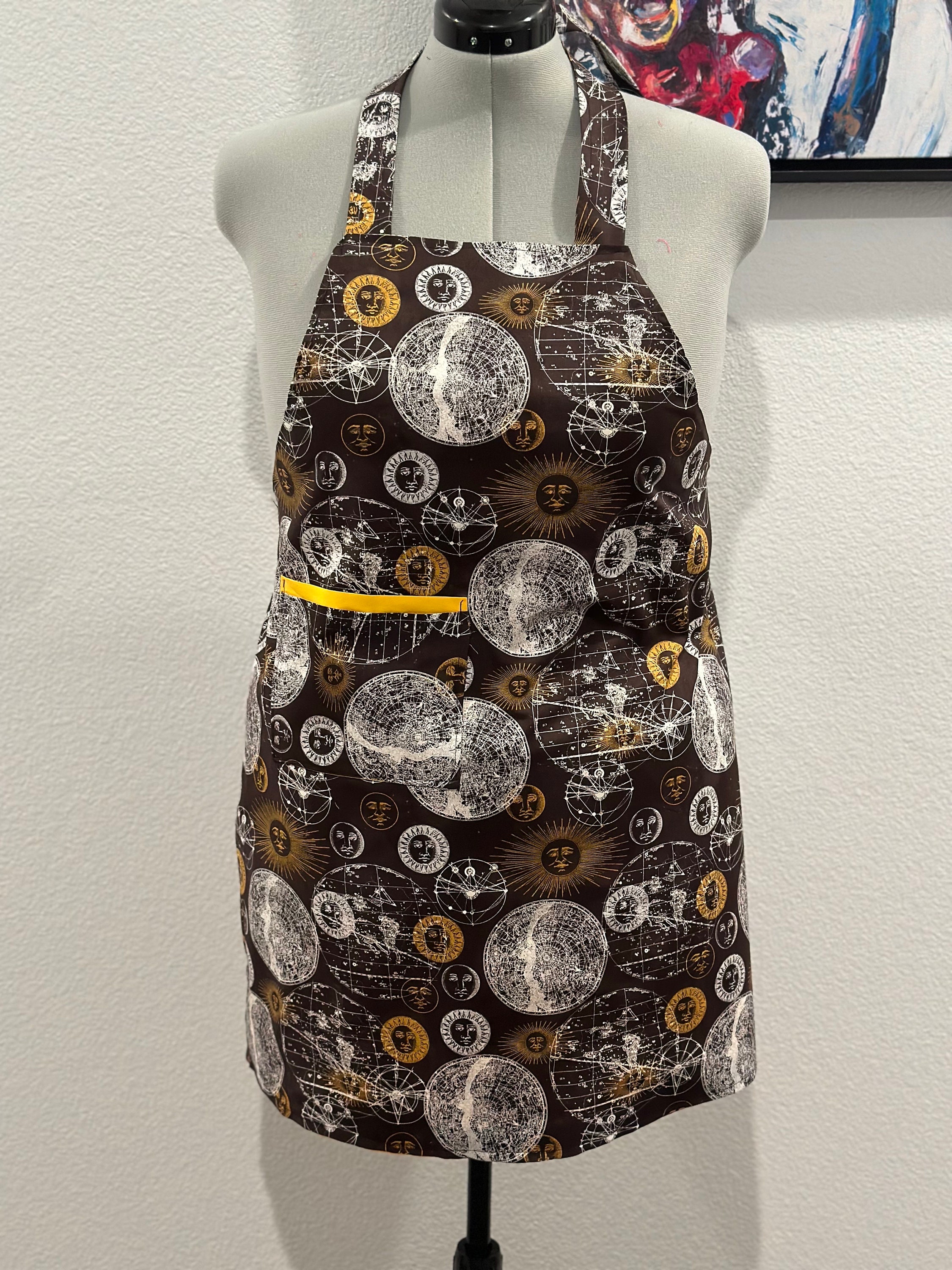 Astrologer’s Map Apron - Etsy