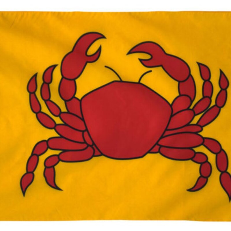 Crab Flag - Etsy