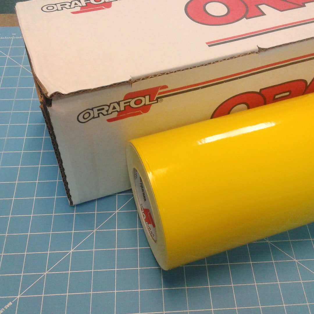 Yellow 24" X 50' (feet) Roll of Oracal 651 Vinyl for Craft Cutters and ...