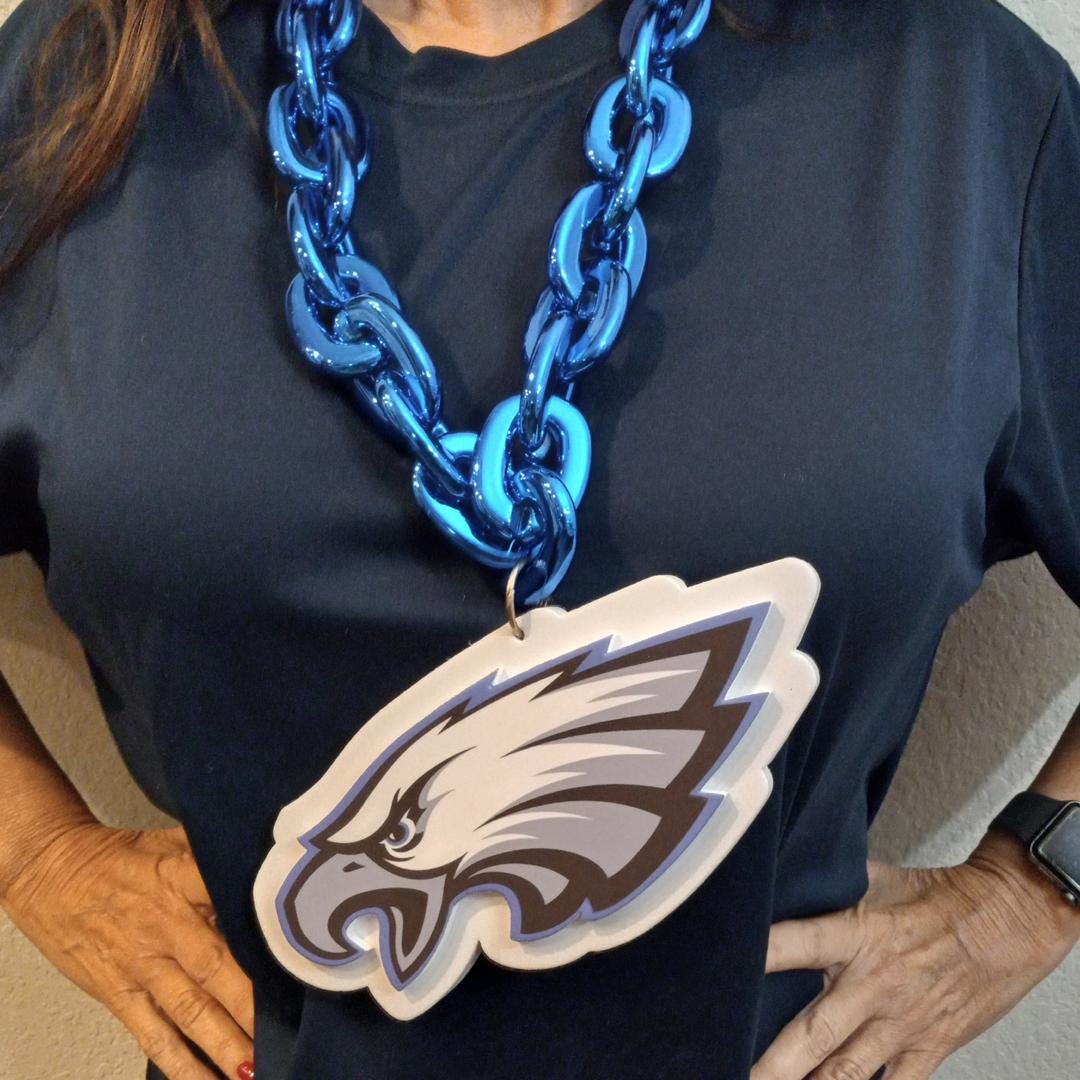 Eagles Blue High School Mascot 3D Big Fan Chain - Etsy