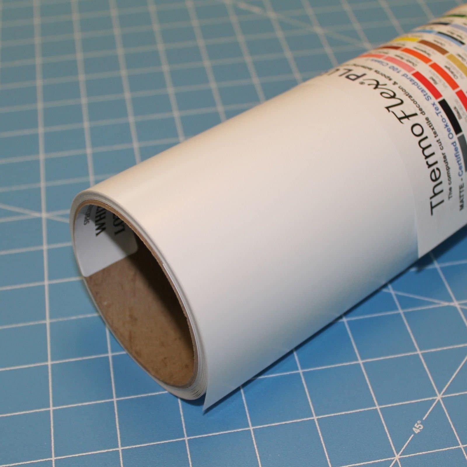 White Thermoflex Plus 12" X 30' (30 Feet) Roll, Iron on Heat Transfer ...