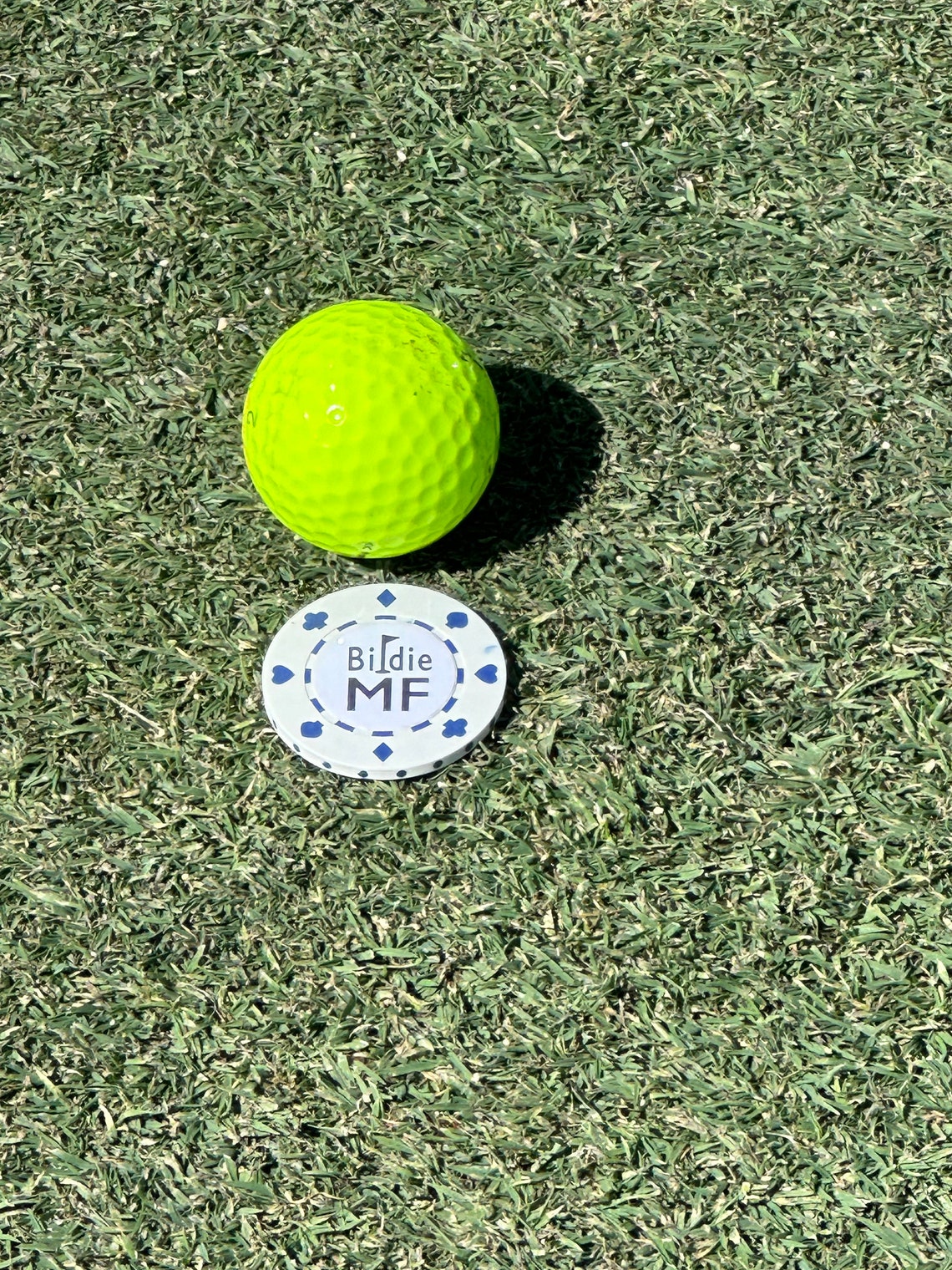 2-sided Parmf/birdiemf Poker Chip Ball Marker - Etsy