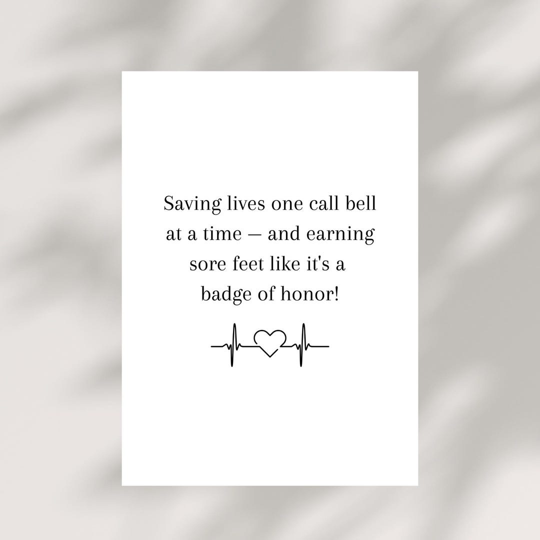 Funny Nurses Day Card Printable Nurse Appreciation Card Caregiver ...