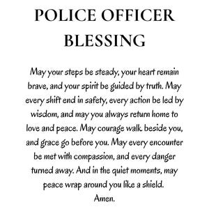 Police Blessing Wall Art Police Prayer Printable Christian Faith Based ...