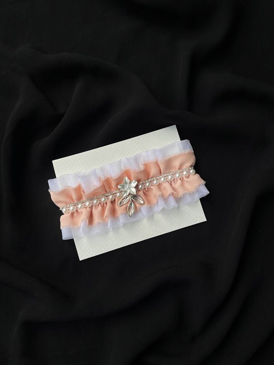 Elegant Leg Garter for Bride, Wedding Elegant Garter With Crystal ...