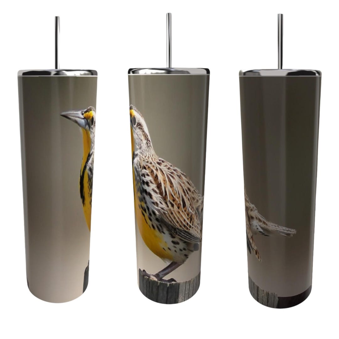 OREGON STATE BIRD Tumbler - Western Meadowlark - Etsy