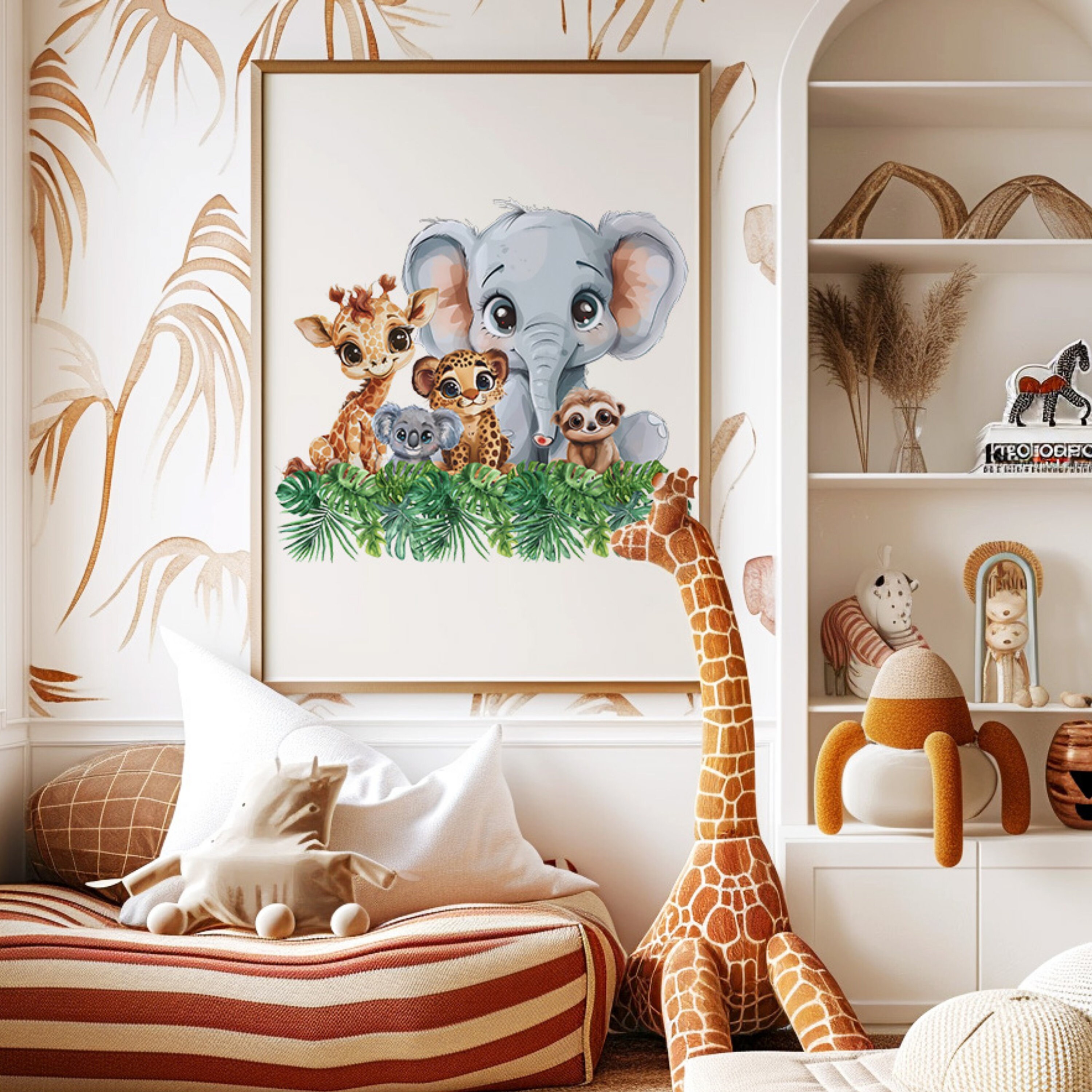 Jungle Baby Animals Clipart, High Quality Pngs, Watercolor Safari ...