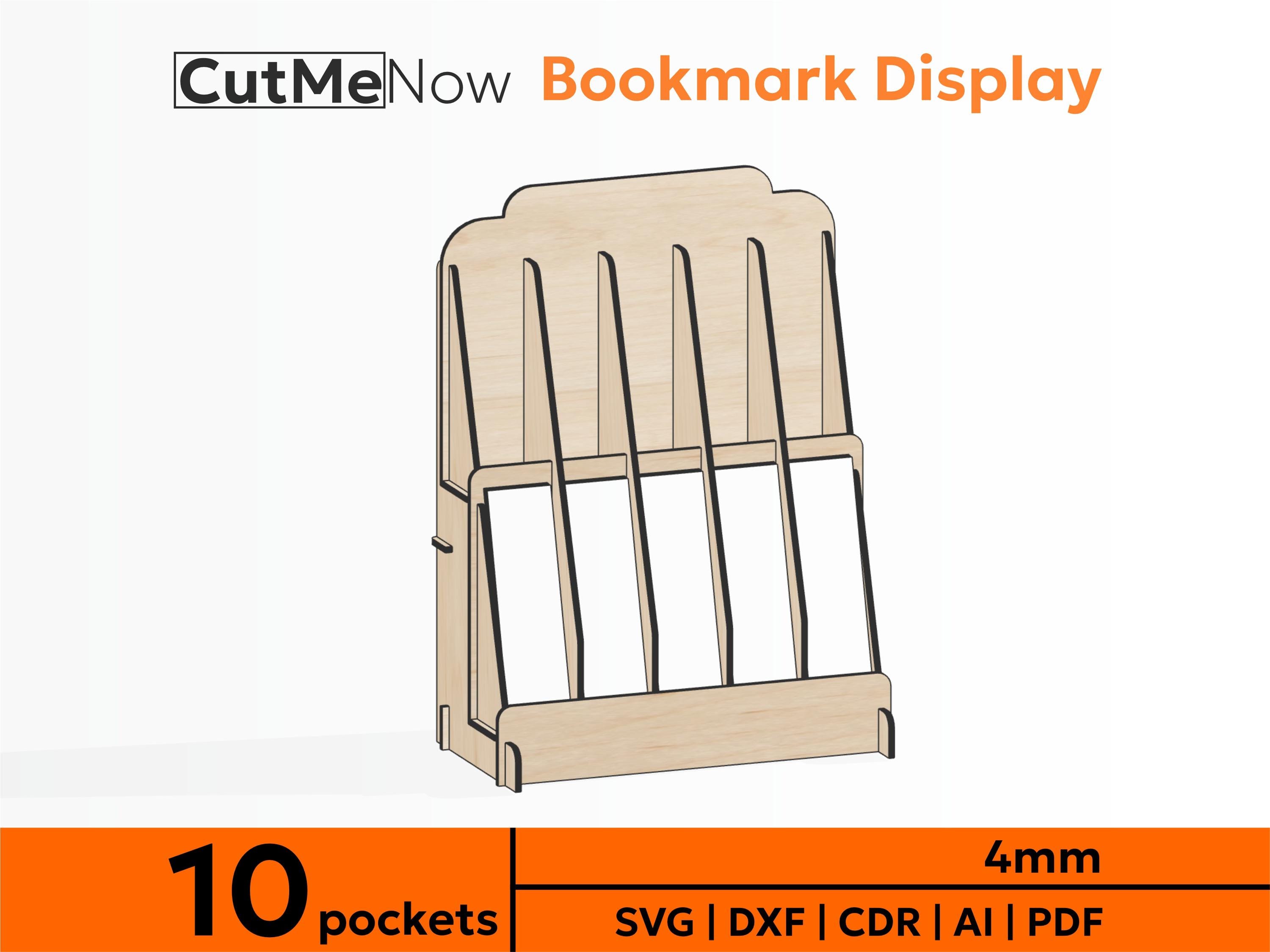 Bookmark Display Stand SVG Laser Cut File 4mm - Etsy Australia