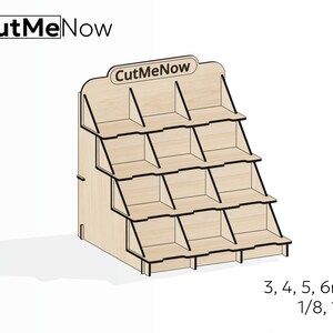 Coaster Display Stand SVG Laser Cut File, Coaster Holder SVG File ...