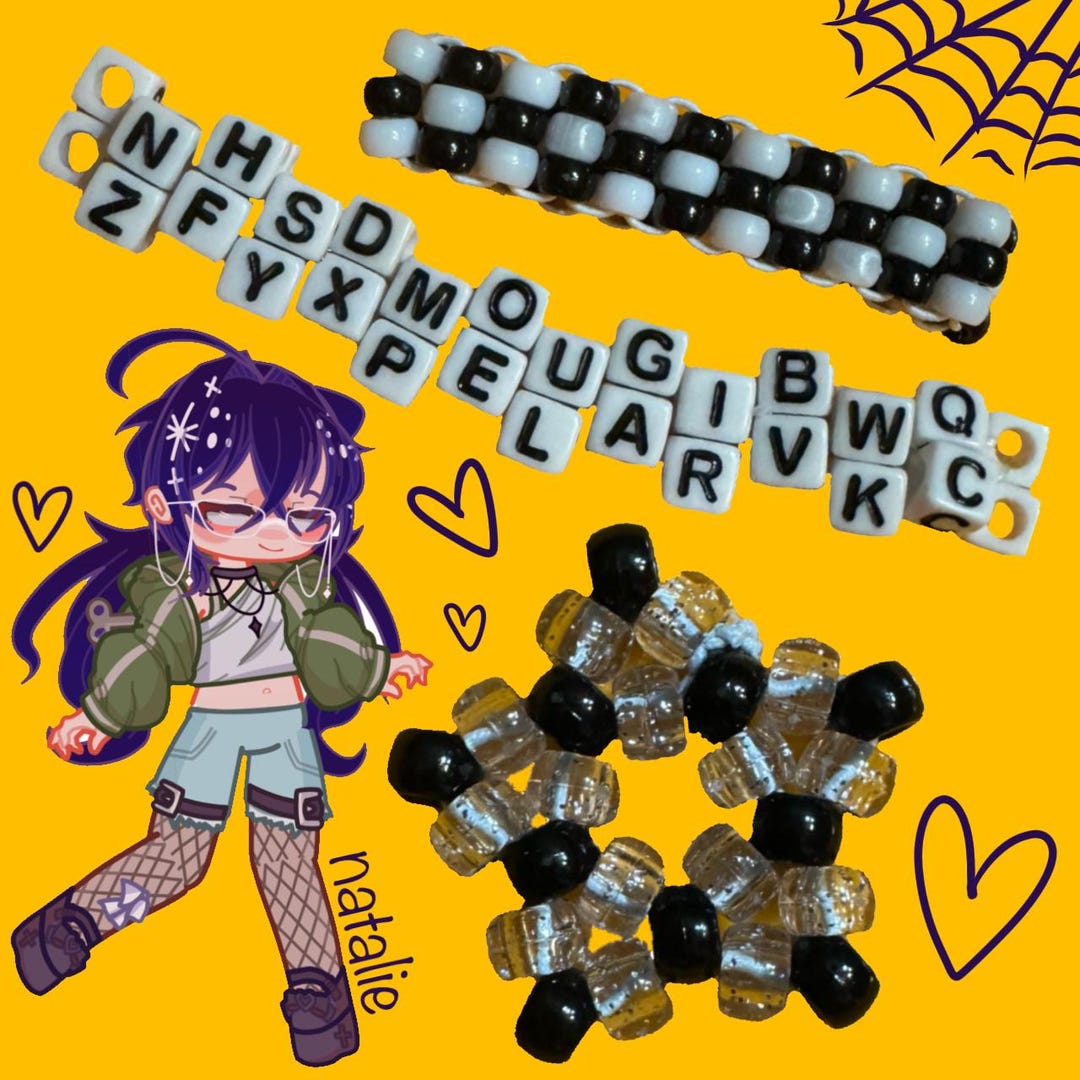 Natalie OC Inspired Kandi Pack - Etsy