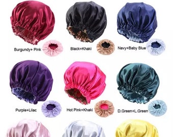 Pink Satin Bonnets - Etsy