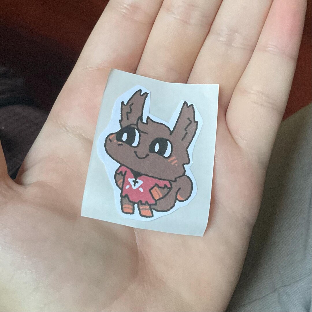 Set of 10 Custom Character Stickers - Etsy