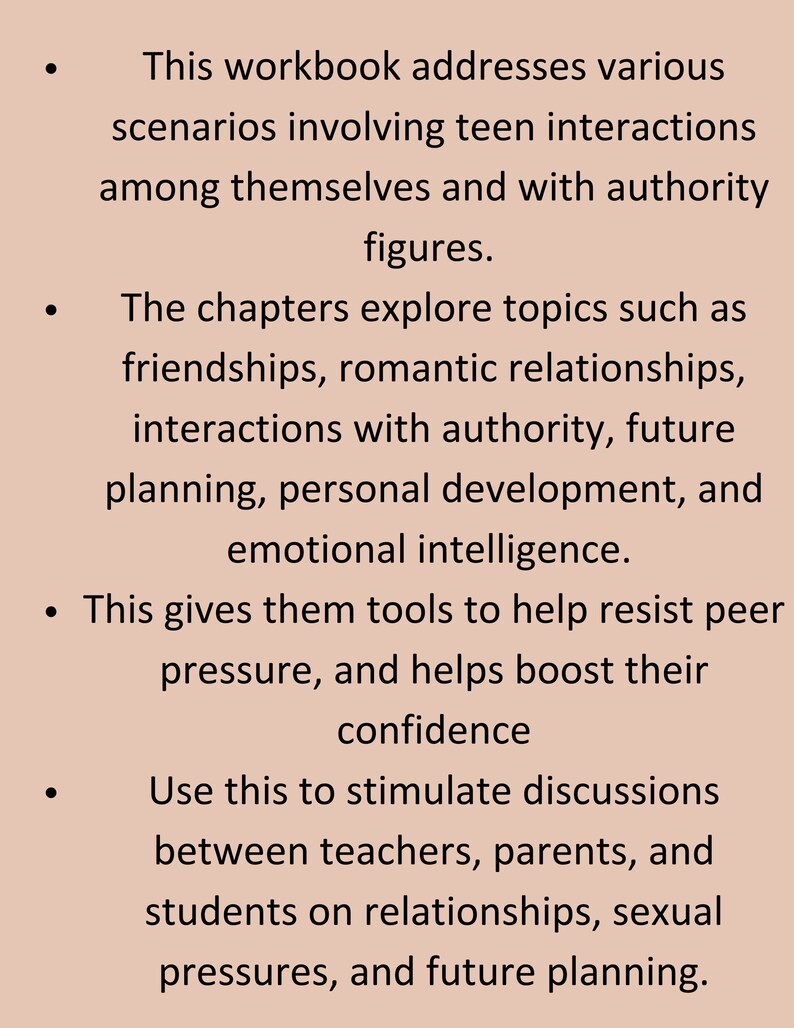 Teen Workbook “healthy Relationships Lasting Legacies” Presented by F.A ...