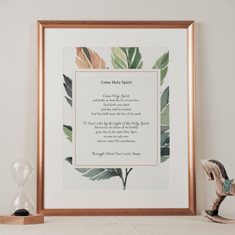 Prayer 'come, Holy Spirit,' Holy Spirit Prayer, Catholic Prayer ...