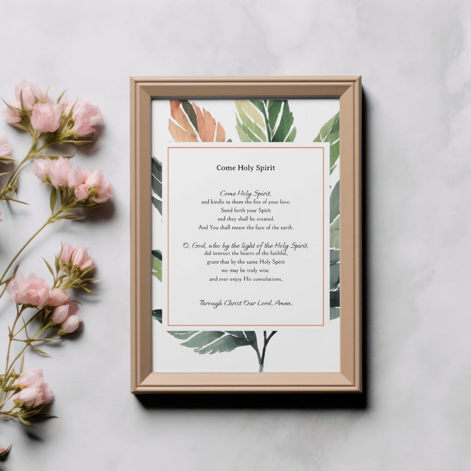 Prayer 'come, Holy Spirit,' Holy Spirit Prayer, Catholic Prayer ...