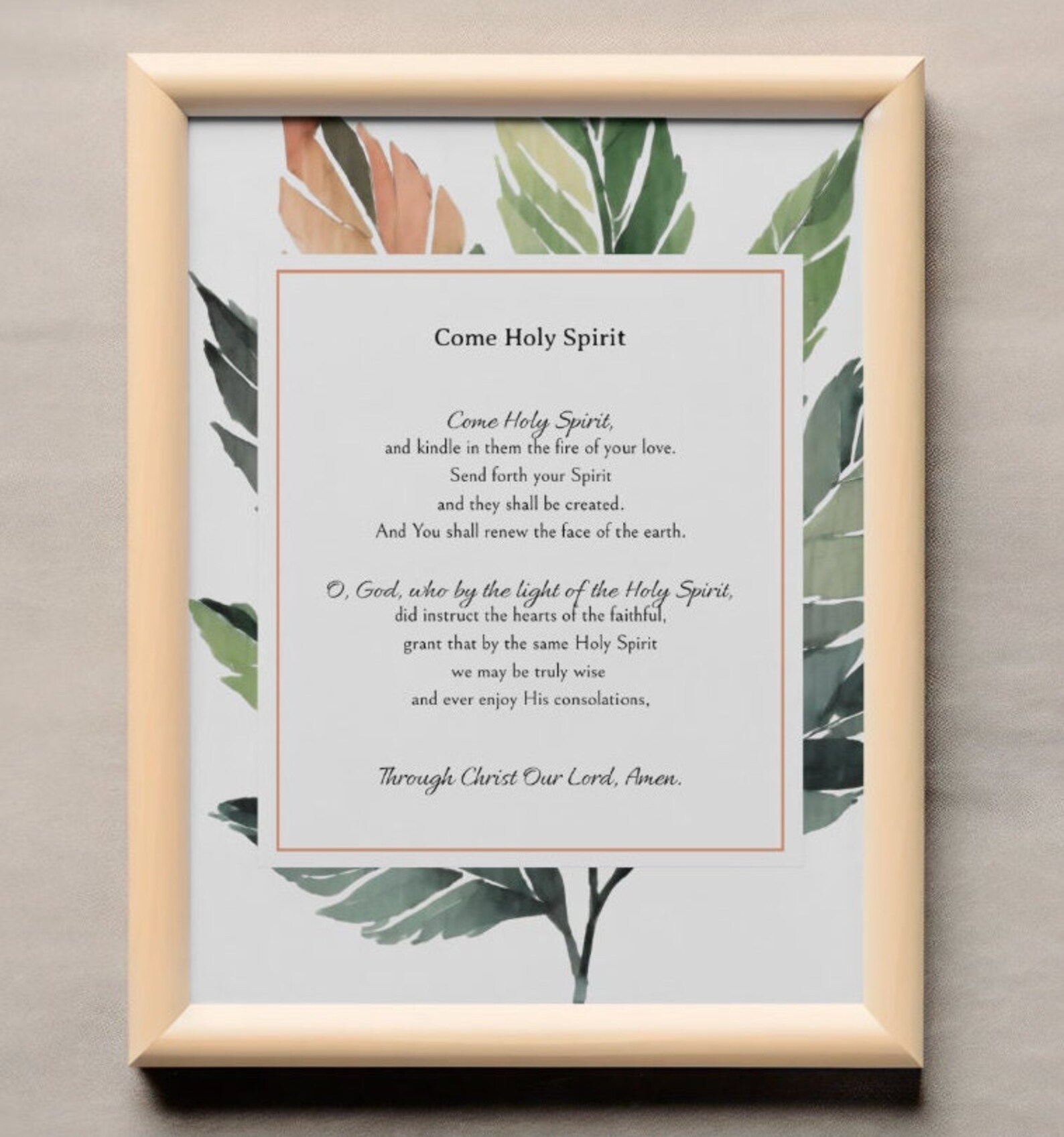 Prayer 'come, Holy Spirit,' Holy Spirit Prayer, Catholic Prayer ...