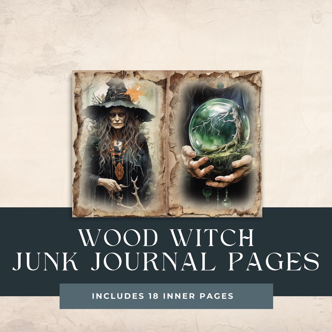 Wood Witch Journal Pages - Etsy