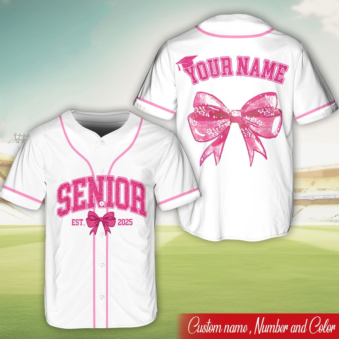 Personalized Senior 2025 Baseball Jersey, Custom Name Baseball Jersey ...