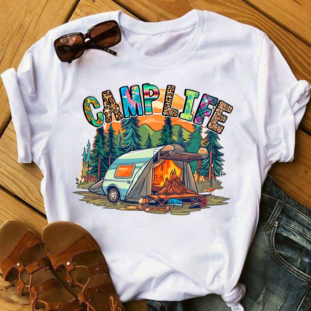 Camp Life PNG, Camping Caravan Forest PNG, Summer Trip Png, Friends ...