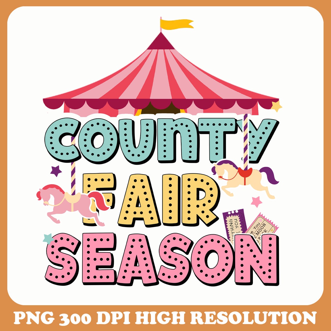 County Fair Season Png, Fair Time PNG, State Fair PNG, It's Fair Time ...