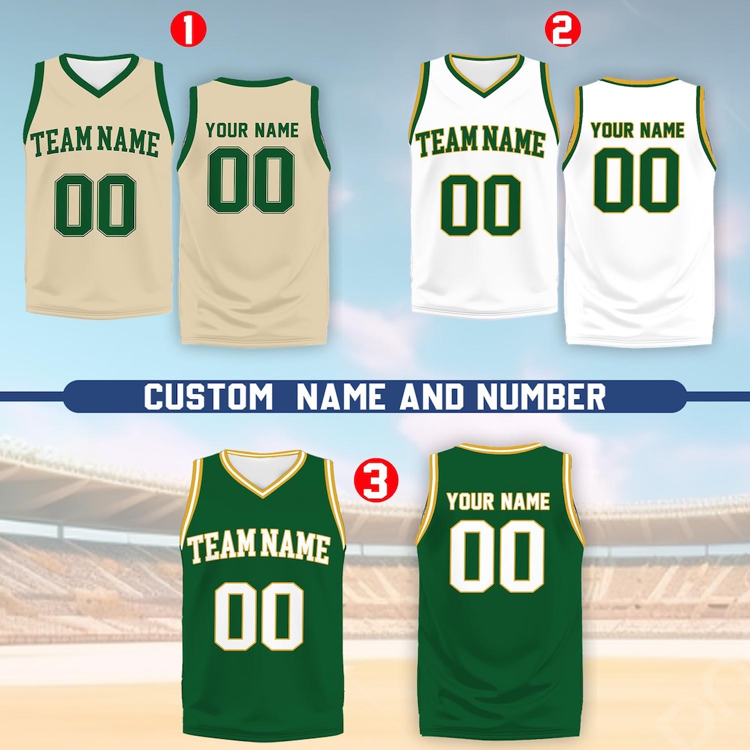 Custom Basketball Jersey, Personalized Team Name and Number Basketball ...