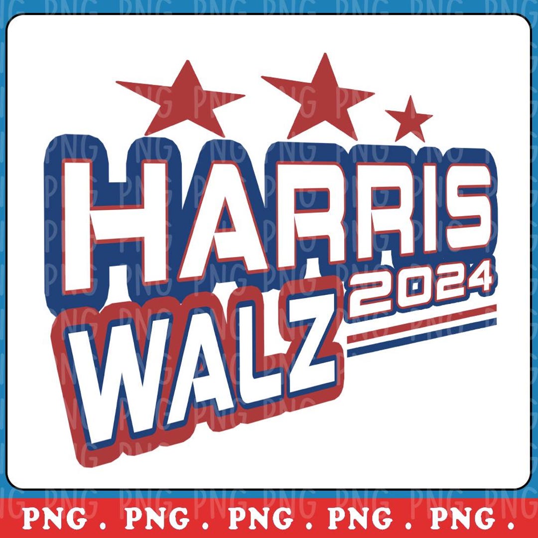Harris Walz 2024 PNG, Kamala Harris 2024 Png, Election 2024 Shirt Png ...