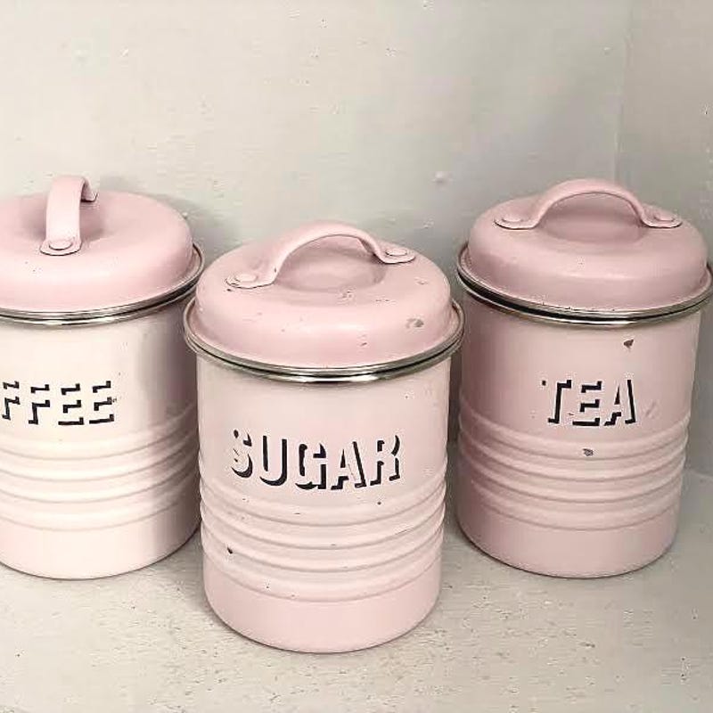 Retro Canister Set - Etsy