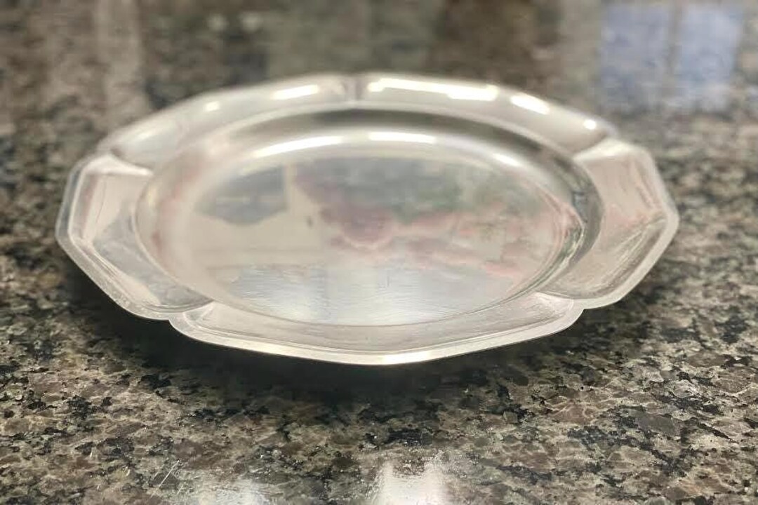 Silver Plate Scallop Edge Platter, International Silver Co. Vintage ...