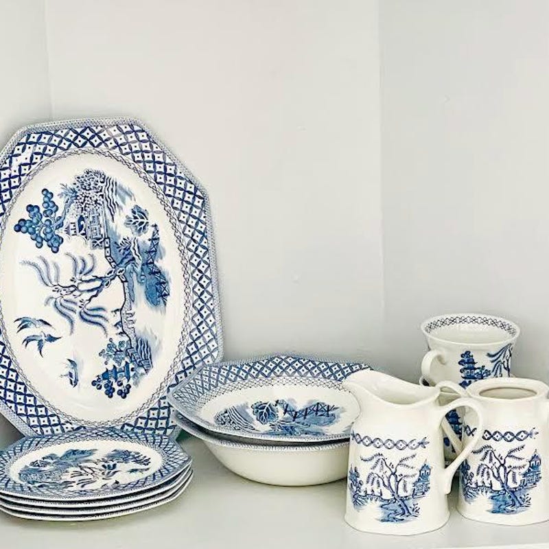 Blue Willow Dishes - Etsy