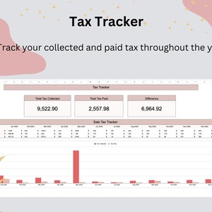 Ultimate Bookkeeping Spreadsheet,monthly Calendar,yearly Overview, Tax ...