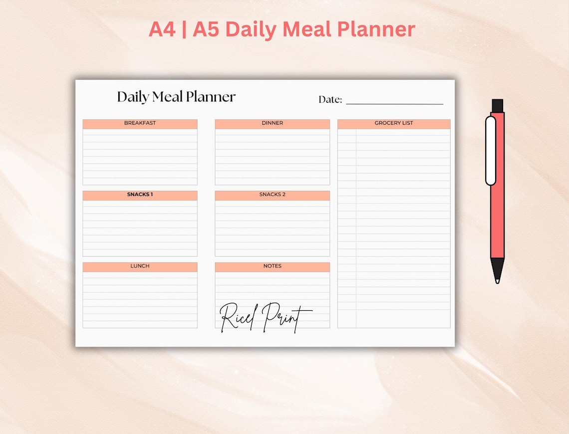 Ultimate Meal Planner: Your Key to Stress-free, Healthy Eating-plan ...