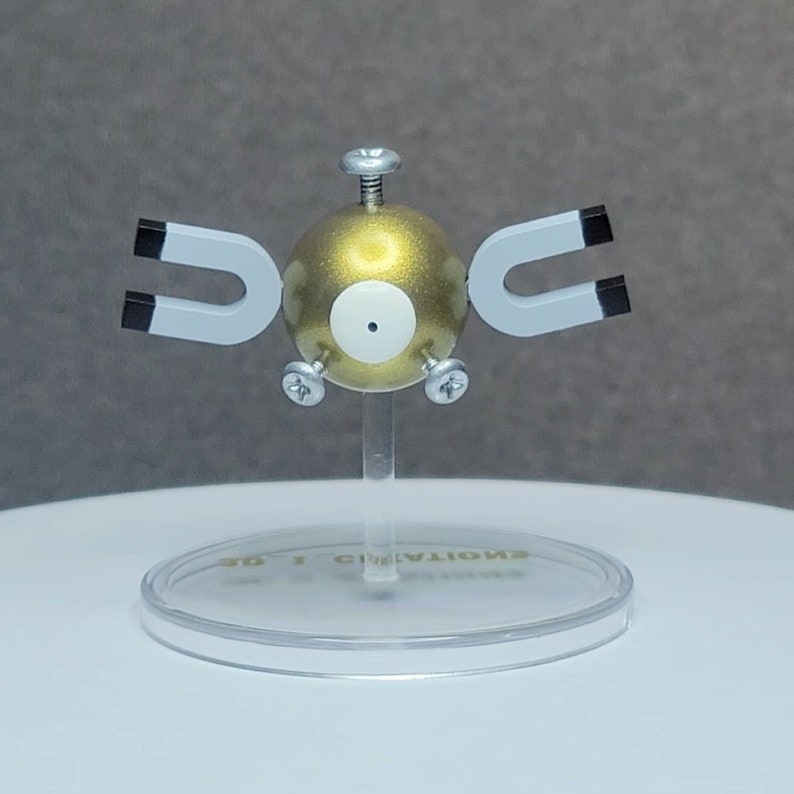Shiny Magnemite #0081 3D Printed - Etsy