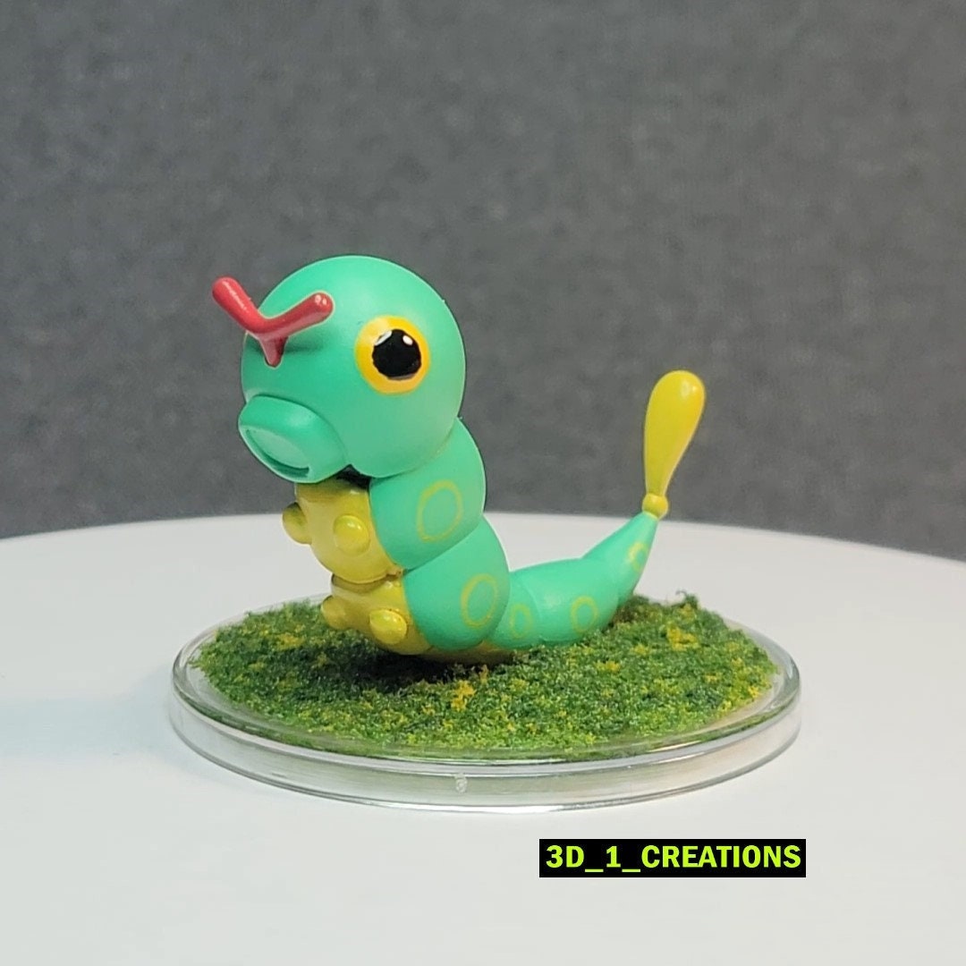 Caterpie #0010 3D Printed - Etsy