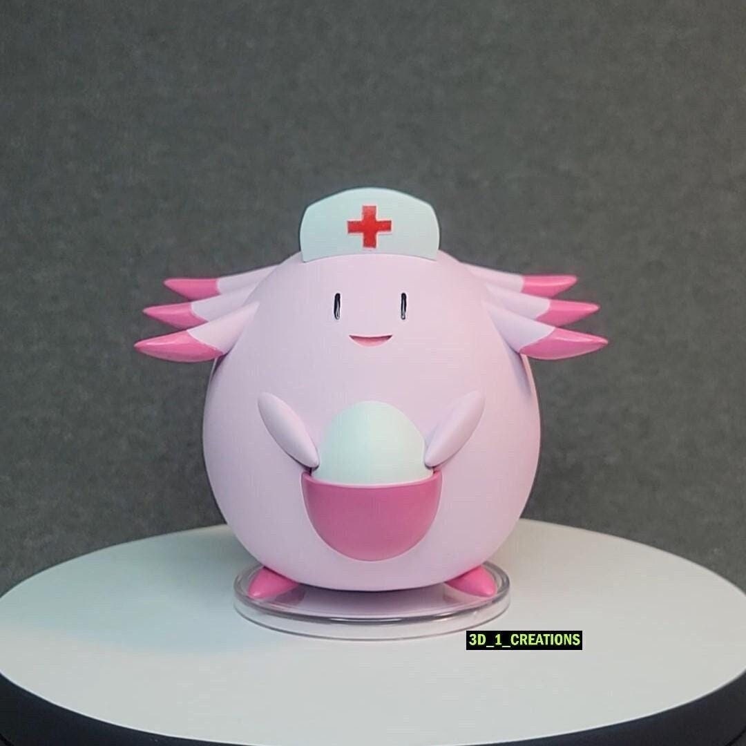 Nurse Chansey #0113 3D Printed - Etsy