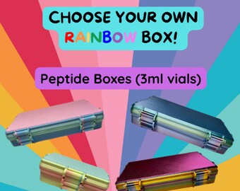 The Cisca Box a Minimalist, Modern, Peptide Storage Box. Slide Top ...