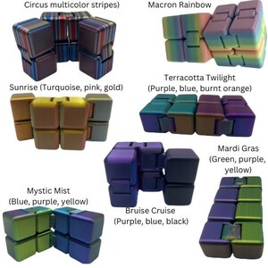 Infinity Cube Fidget, Fidget, Gifts, Stocking Stuffers, 3d Printing - Etsy