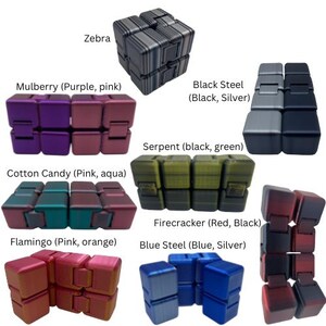 Infinity Cube Fidget, Fidget, Gifts, Stocking Stuffers, 3d Printing - Etsy